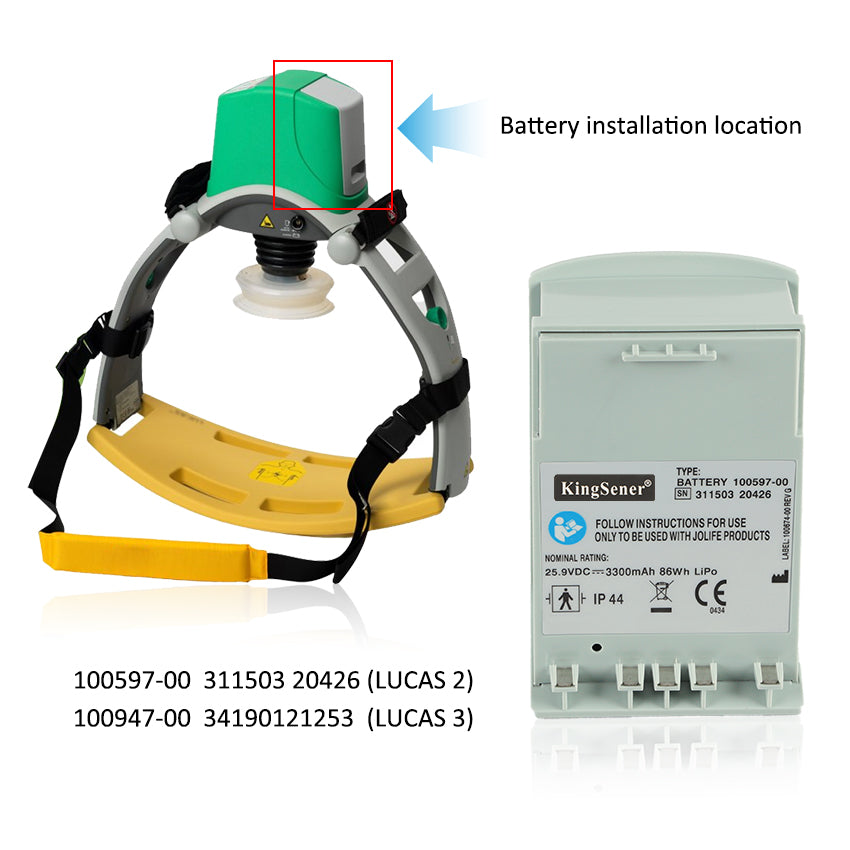 100597-00 Medtronic Lucas 2 Chest Compression System Battery ...