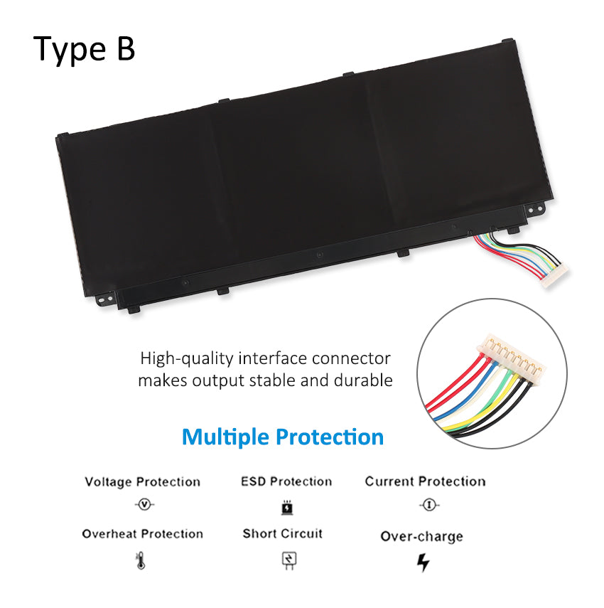 Laptop Battery For Acer Predator Triton 700 PT715-51 Series 53.9WH ...