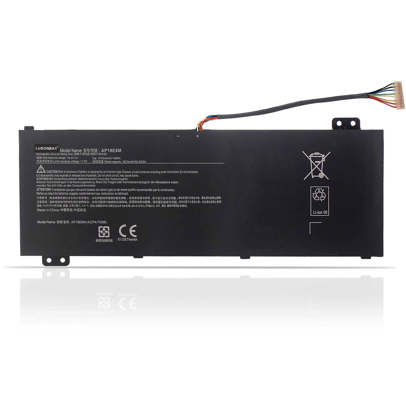 AP18E8M AP18E7M Laptop Battery For Acer Nitro 5 AN515-54 AN515-55 ...