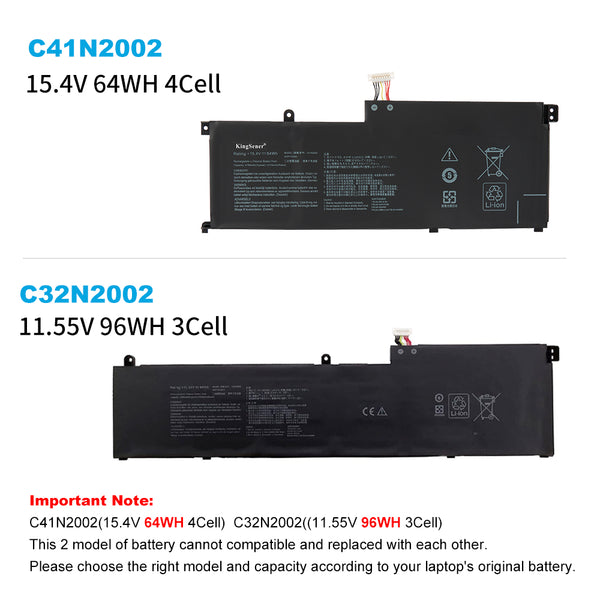 Kingsener C41N2002 For Asus ZenBook Pro 15 UX535LH Series - BatteryMall.com
