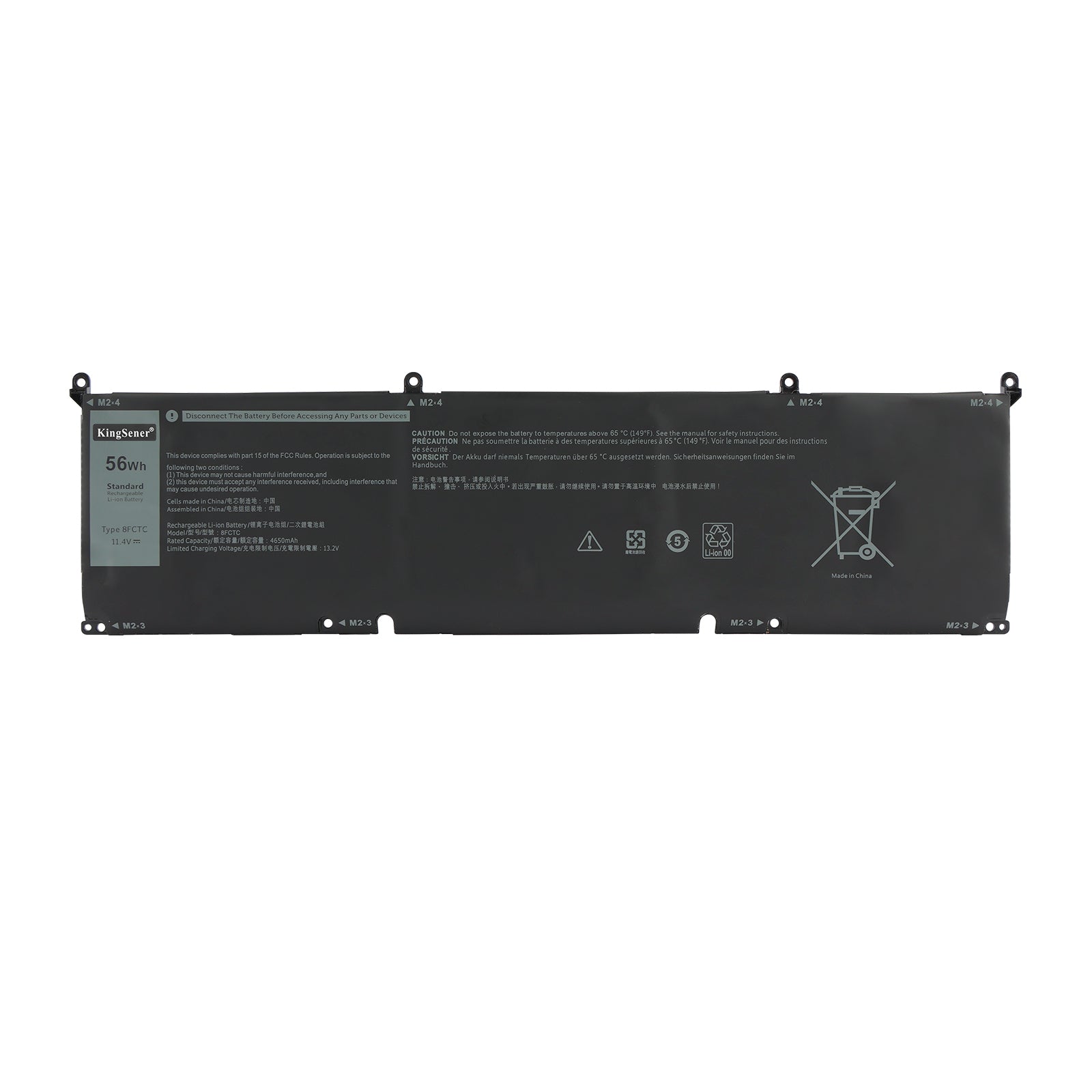 8FCTC Replacement Battery For Dell Laptop G15 5510 5511 5520 5515 5521 ...