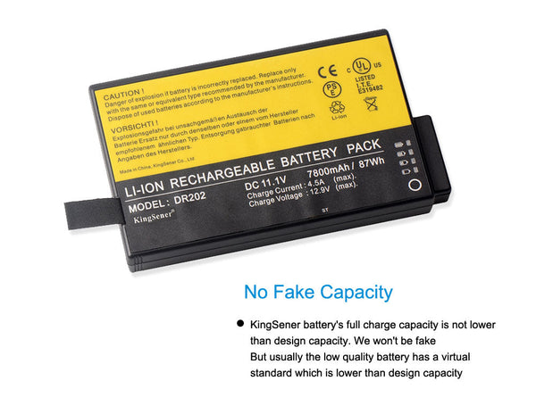 DR202 Battery For Li202S Li202S-60 Li202S-66 Li202S-72 87WH 11.1V ...
