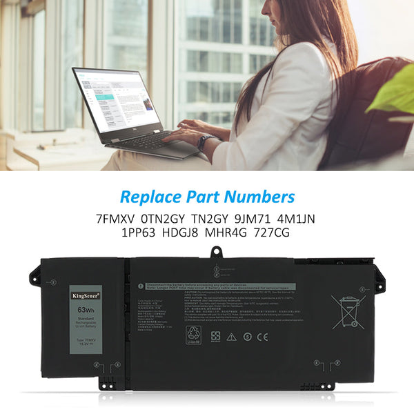 DELL Latitude 13 5320 7320 Series 2XMTD CCYFJ Battery - BatteryMall.com