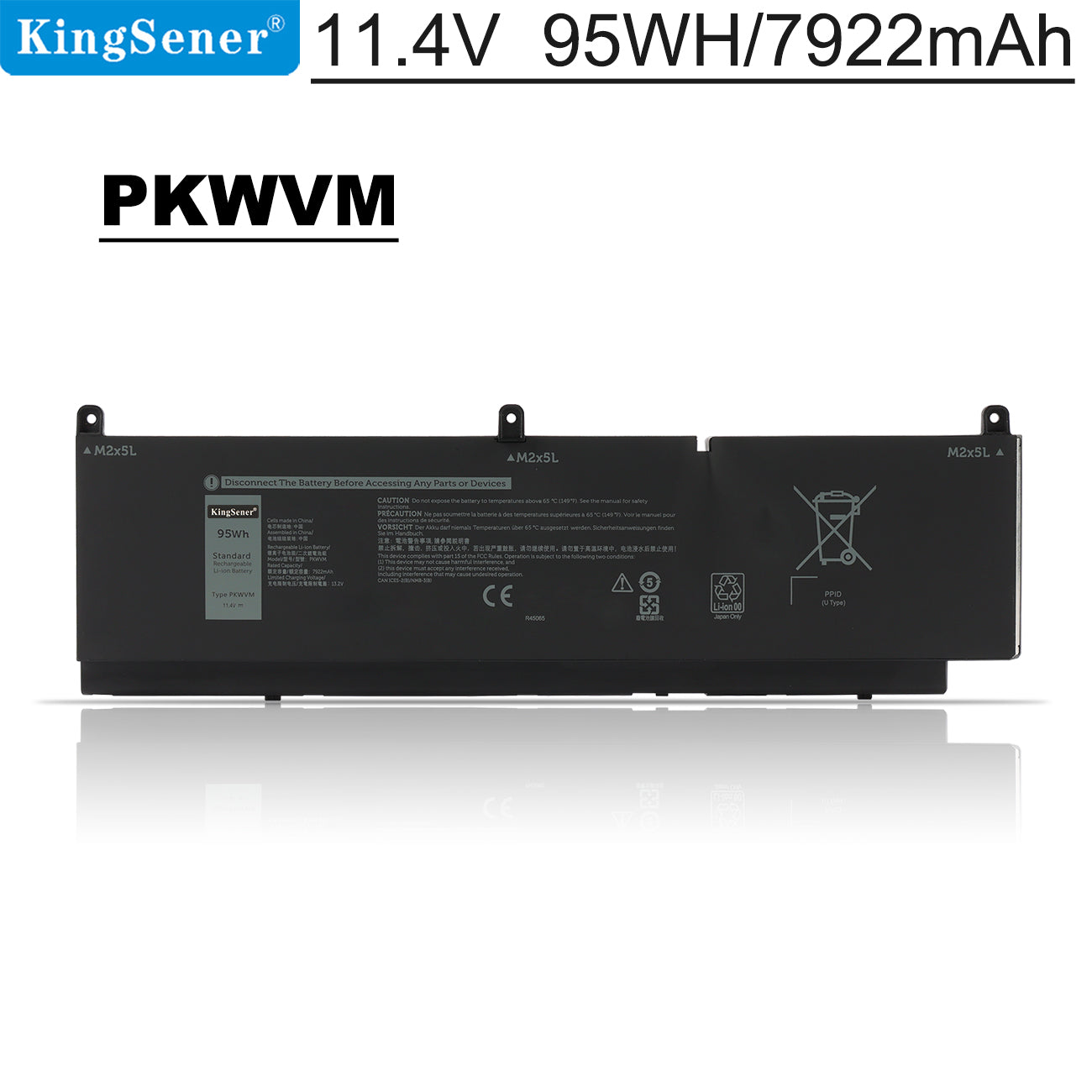 Dell P44E P93F P44E001 P44E002 P93F001 P93F002 Battery - BatteryMall.com