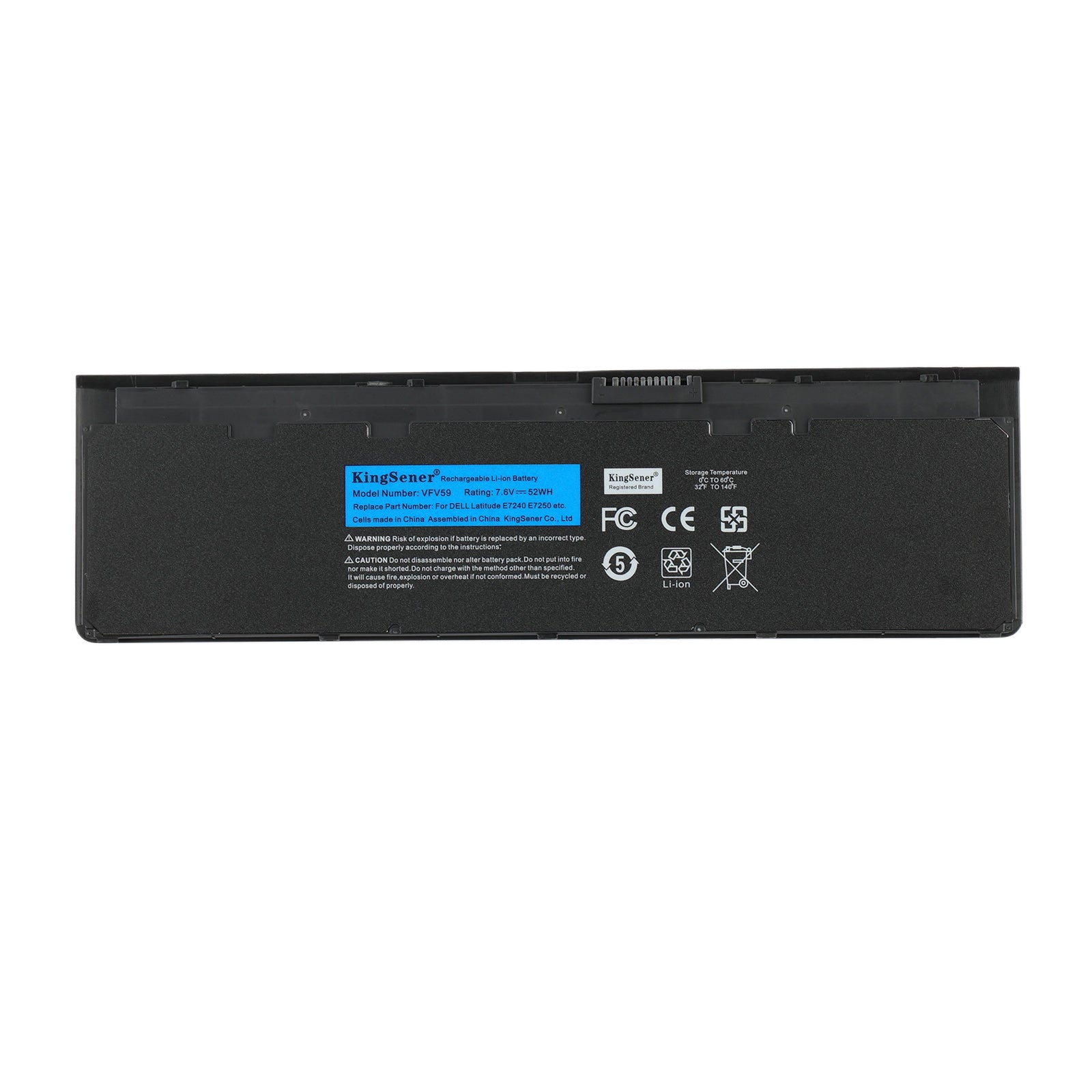 Dell Latitude E7240 E7250 Battery VFV59 W57CV - 52Wh 7.4V – BatteryMall.com