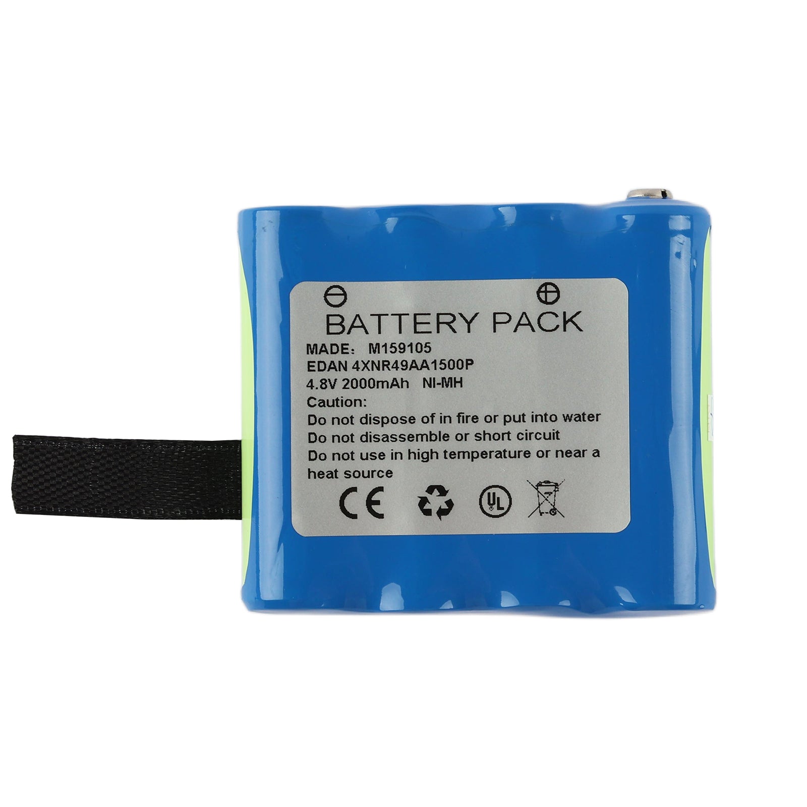 Medical Battery For EDAN 4XNR49AA1500P M159105 oximeter H100N H100B ...