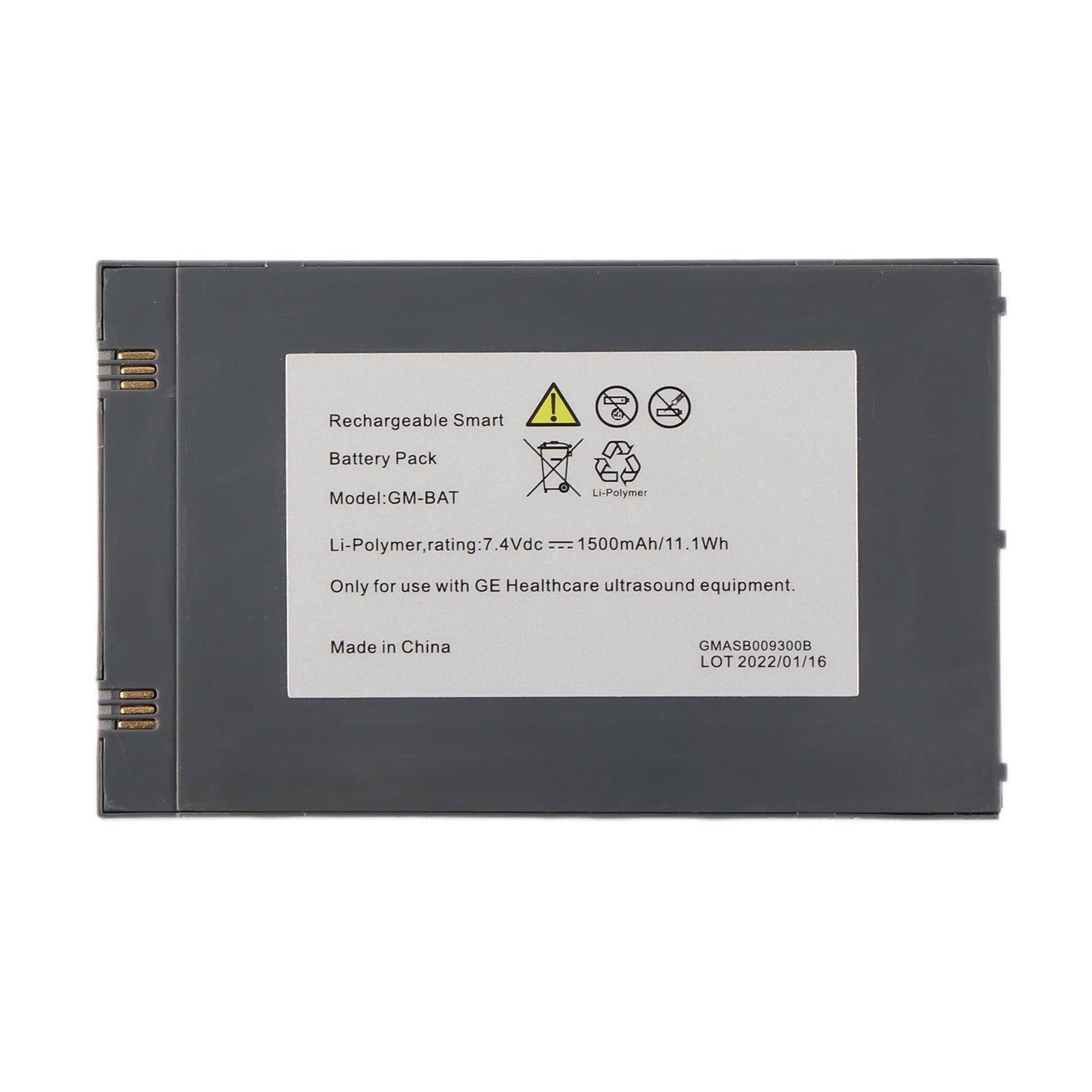 GE Vscan Battery GM-BAT | 7.4V 1500mAh Ultrasound Battery Replacement ...
