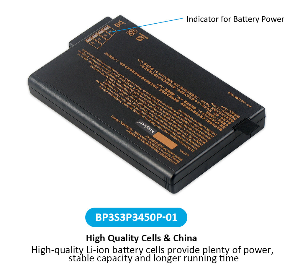 BP3S3P3450P-01 10350mAh Battery For Getac X500 V100 V1010 V200 ...