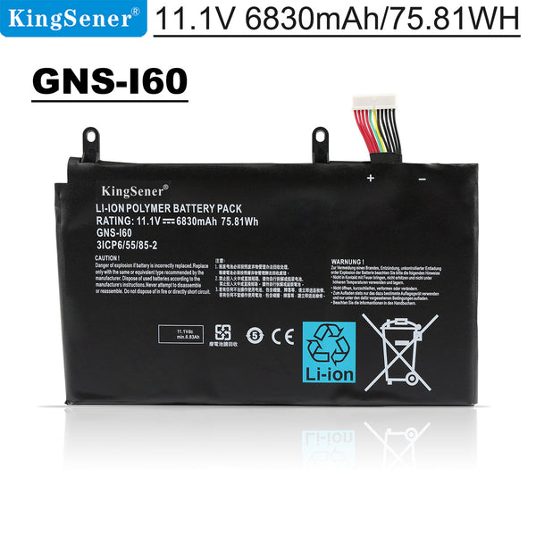 KingSener 6830mAh GNS-I60 Laptop Battery For GIGABYTE P57W Series ...