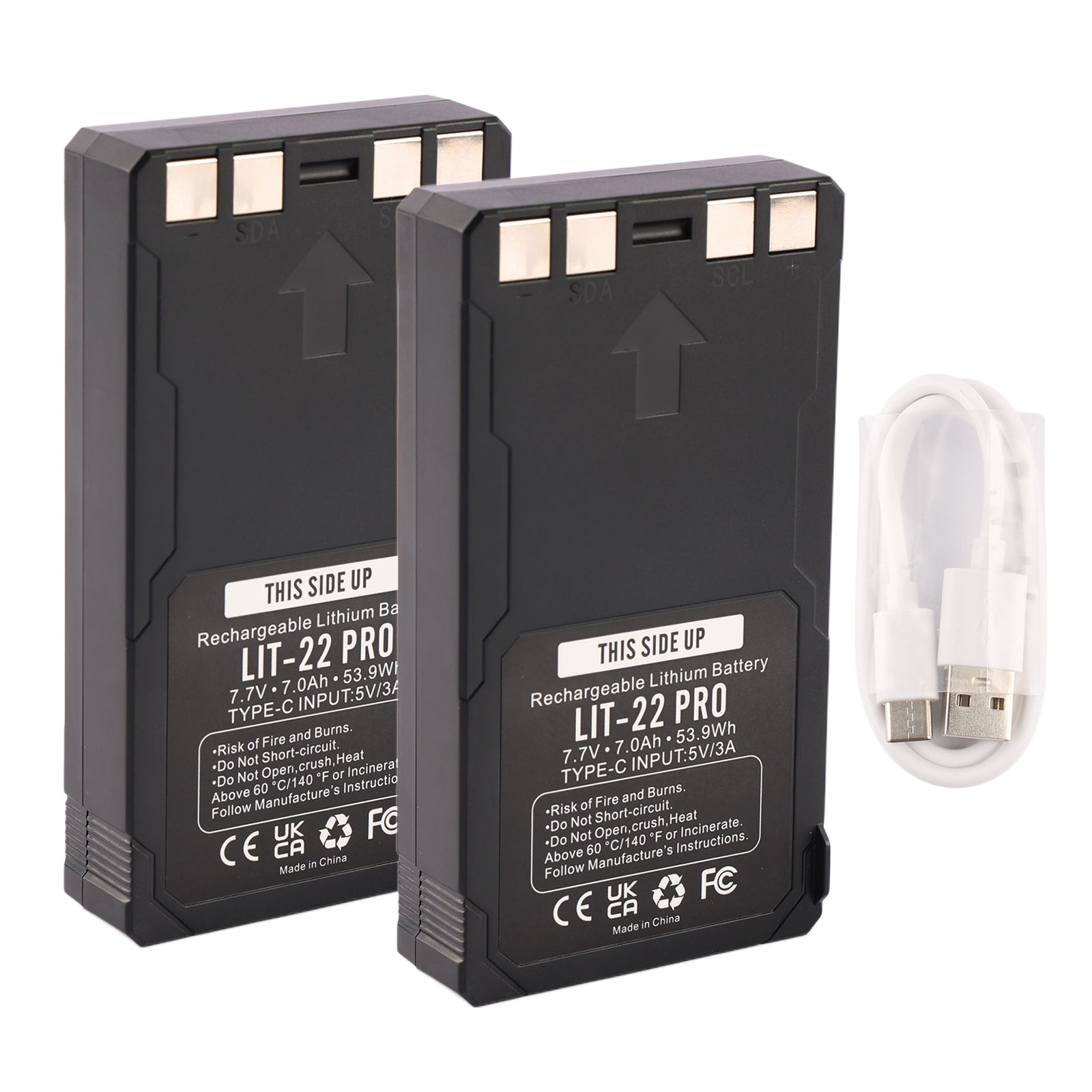 LIT-22 Battery 7000mAh for SPYPOINT Flex-M Trail Camera 7.7V ...