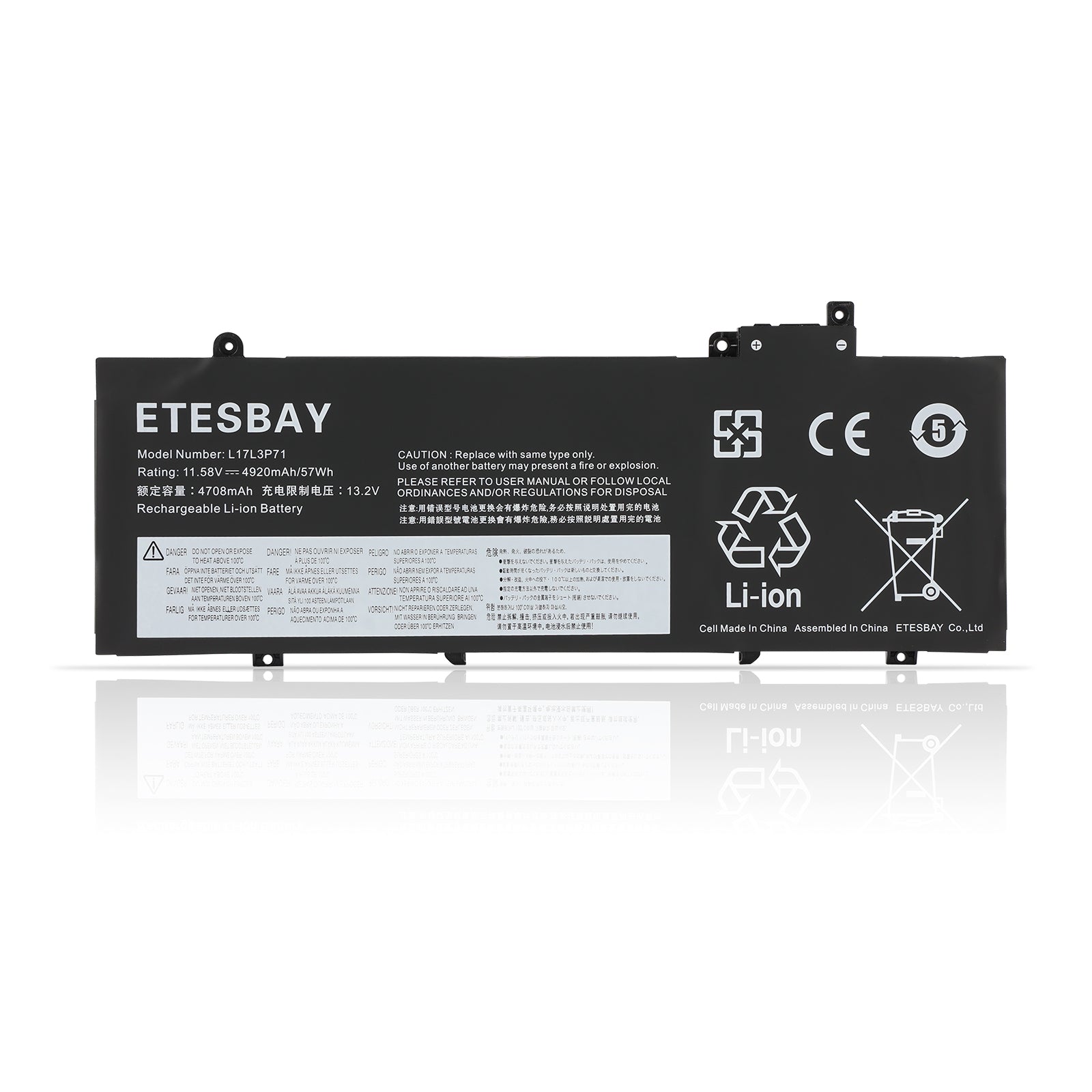 US Shiped T480S L17L3P71 Laptop battery For Lenovo ThinkPad T480S ...