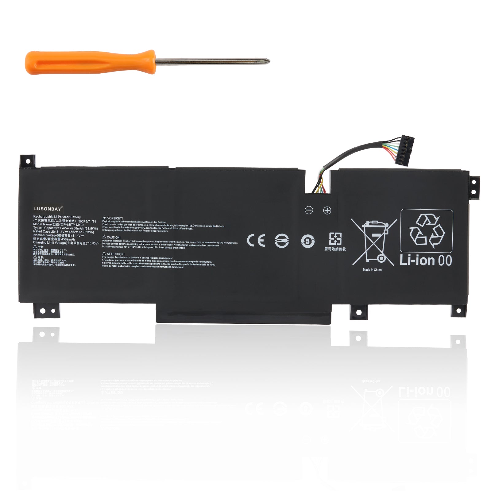 BTY-M492 Laptop Battery For MSI Sword 15 A11U/A11UD/A11UE – BatteryMall.com