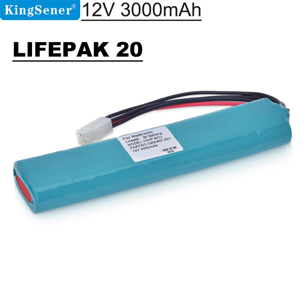 Medtronic LIFEPAK 20 Defibrillator Monitor Battery 12V 3000mAh ...