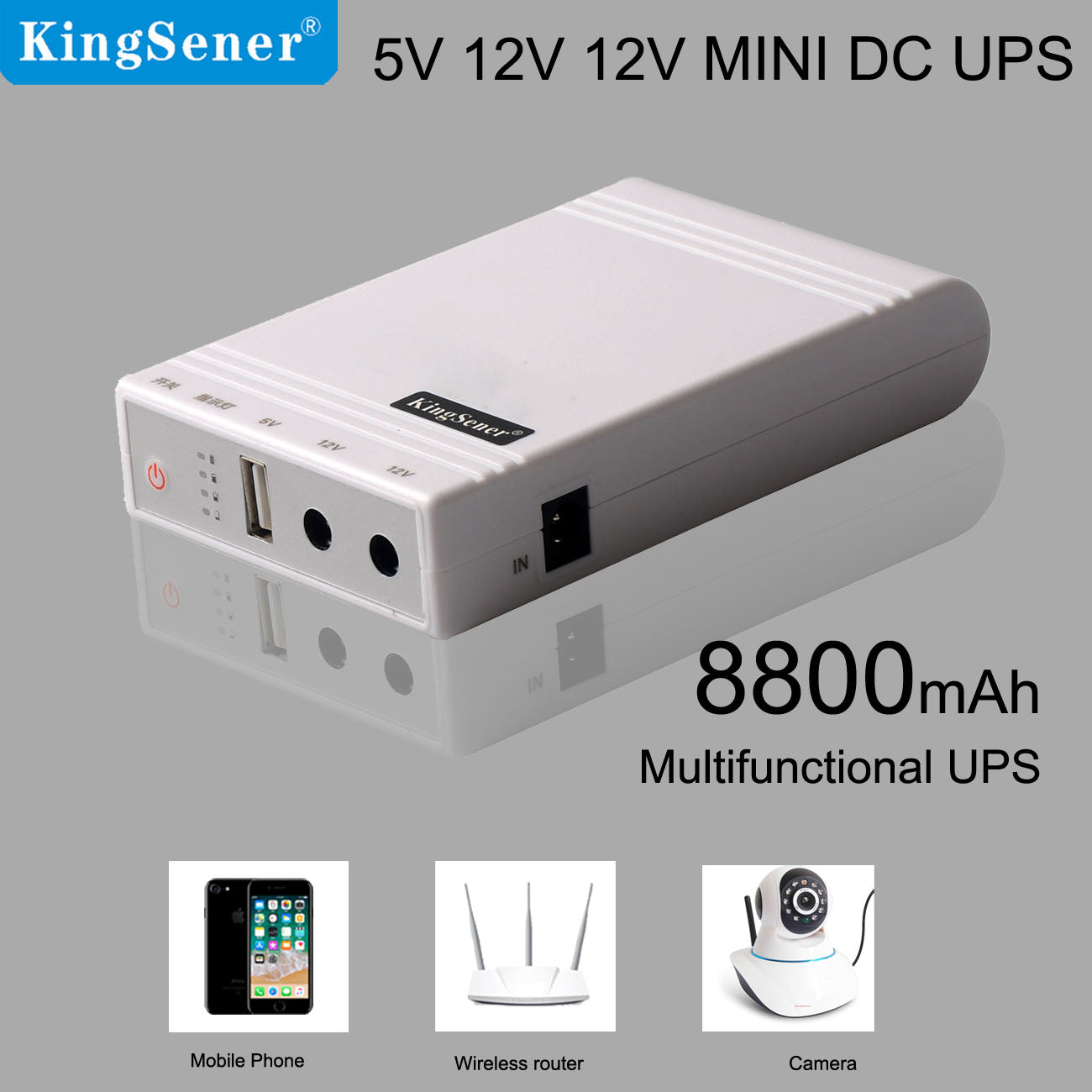 Mini Portable UPS with 5V/12V/12V Lithium Battery For Travel And Campi ...