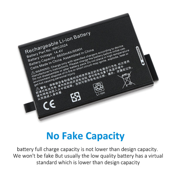 RRC2024 スマートバッテリーイオンメッド VG70 ハミルトン C2 肺人工呼吸器用 - BatteryMall.com