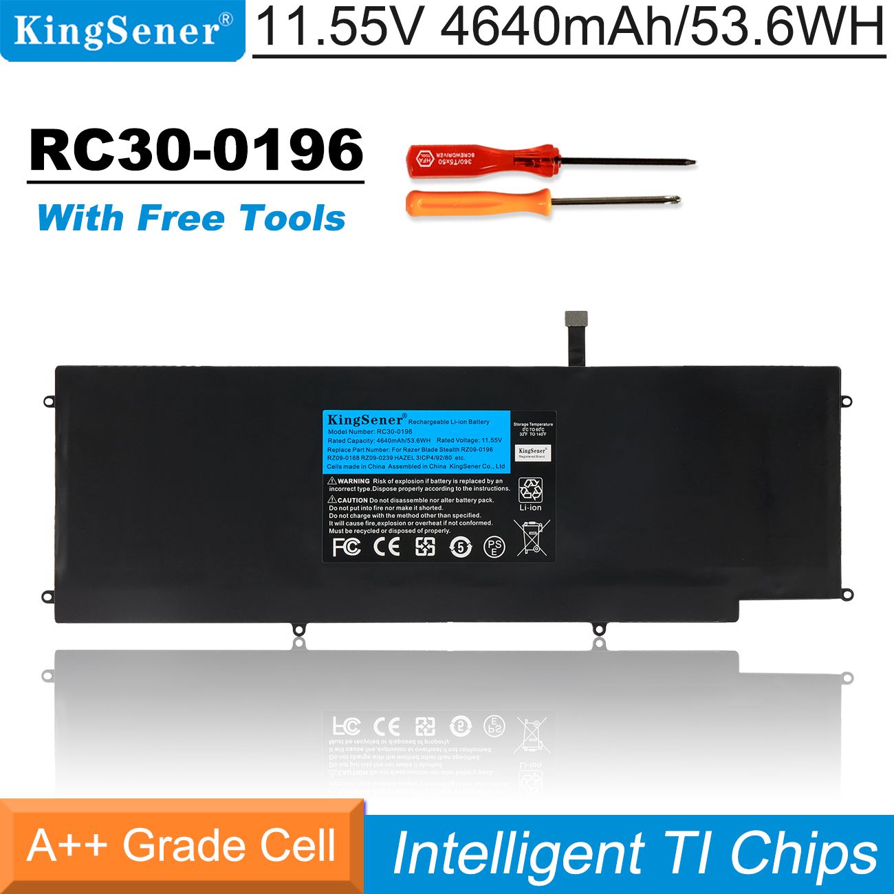 RC30-0196 Laptop Battery FOR Razer Blade Stealth RZ09-0196 13.3" RZ09 ...