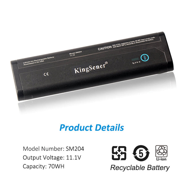 SM204 Battery for Anritsu S331E Sitemaster Compact Handheld Cable ...