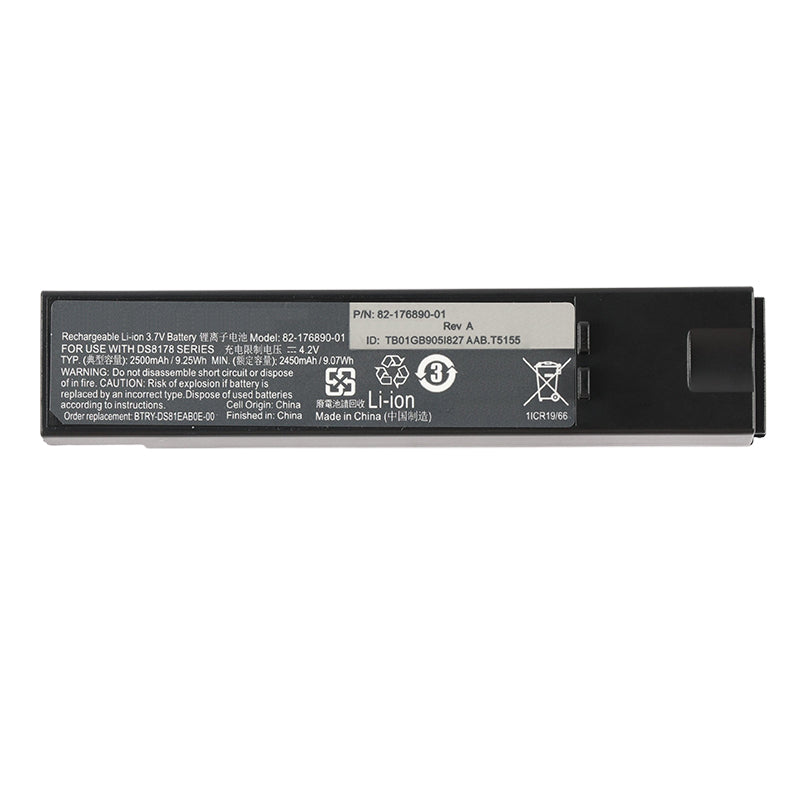 82-176890-01 Zebra DS8100 DS8178 DS8170 バーコードスキャナ用バッテリー – BatteryMall.com