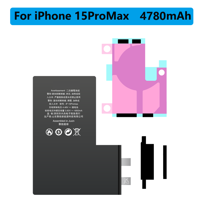Battery For iPhone 15 Pro max battery 4780mah Lithium Polymer ...