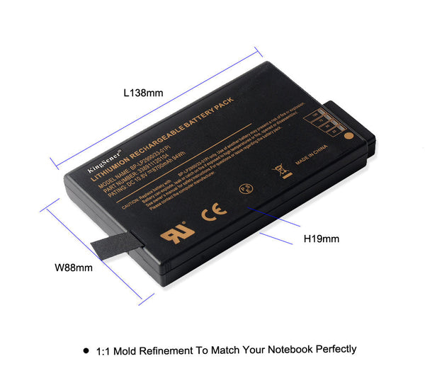 BP-LP2900/33-01PI Battery for Getac X500 V100 V1010 - 10.8V 94Wh Li-ion ...