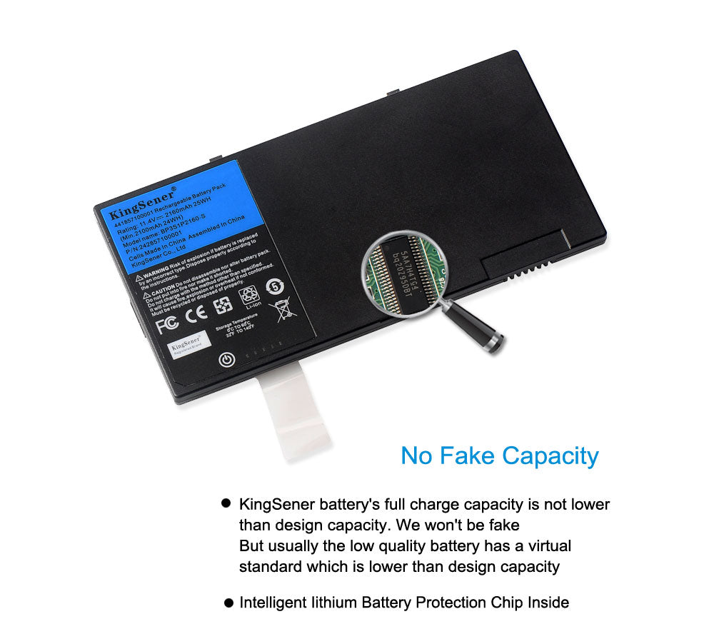 Laptop Battery For Getac F110 Tablet PC | BP3S1P2160-S 25WH 11.4V ...