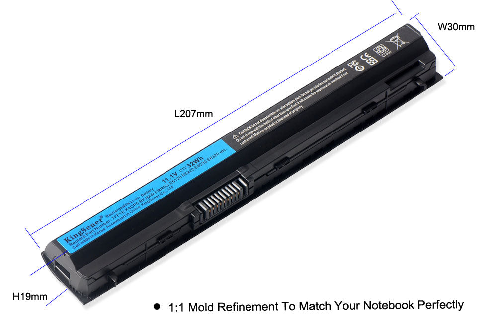 US KingSener 7FF1K 32wh Laptop Battery For DELL e6320 e6330 e6220 ...