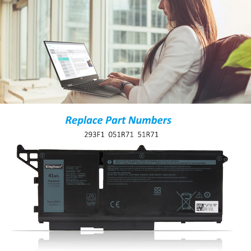KingSener Brand 293F1 Laptop battery For Dell Latitude 5330 5430 ...