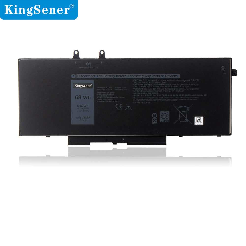 KingSener 3HWPP 68Wh laptop battery For Dell Latitude 5401 ...
