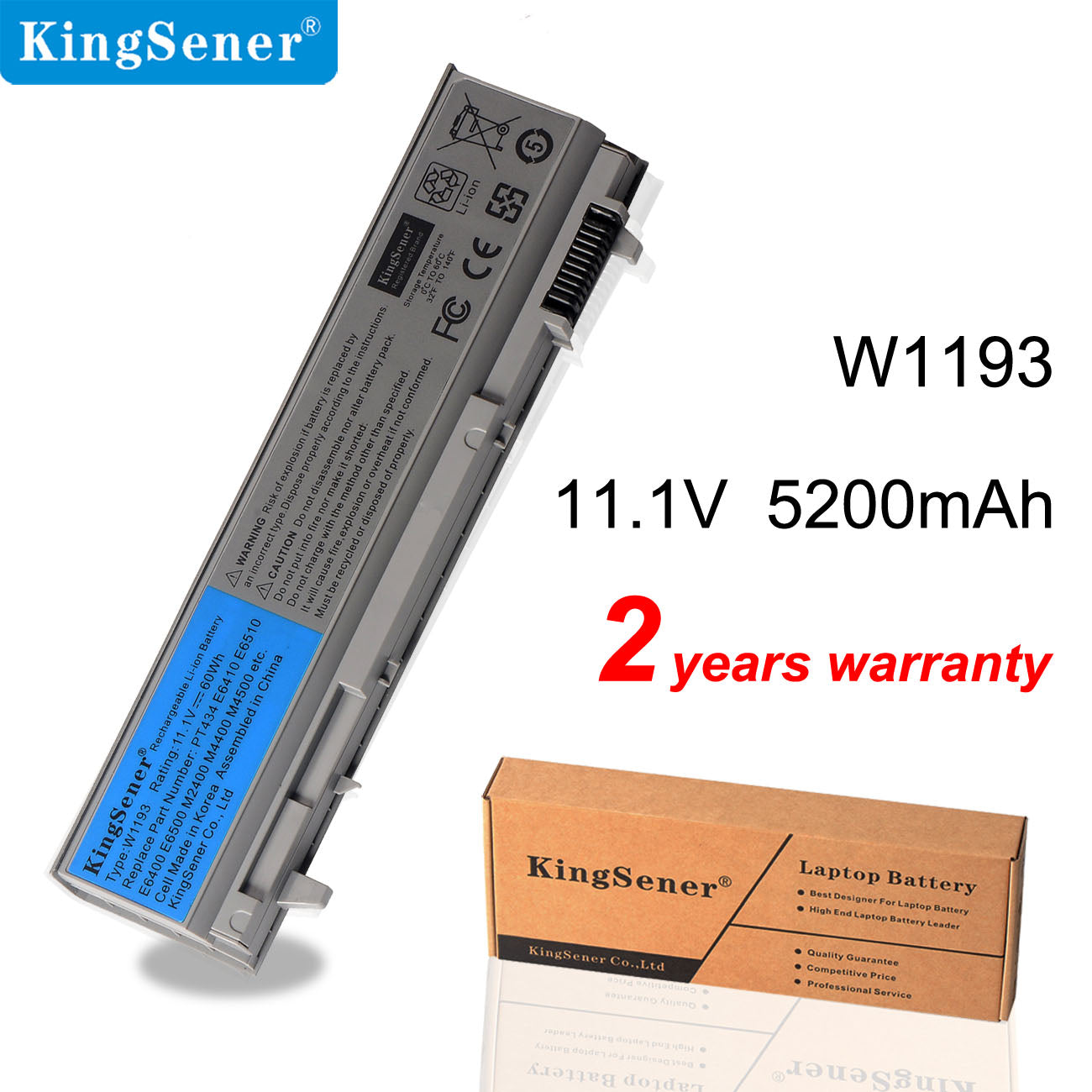 KingSener Brand W1193 Laptop Battery Replacement For DELL E6410 ...