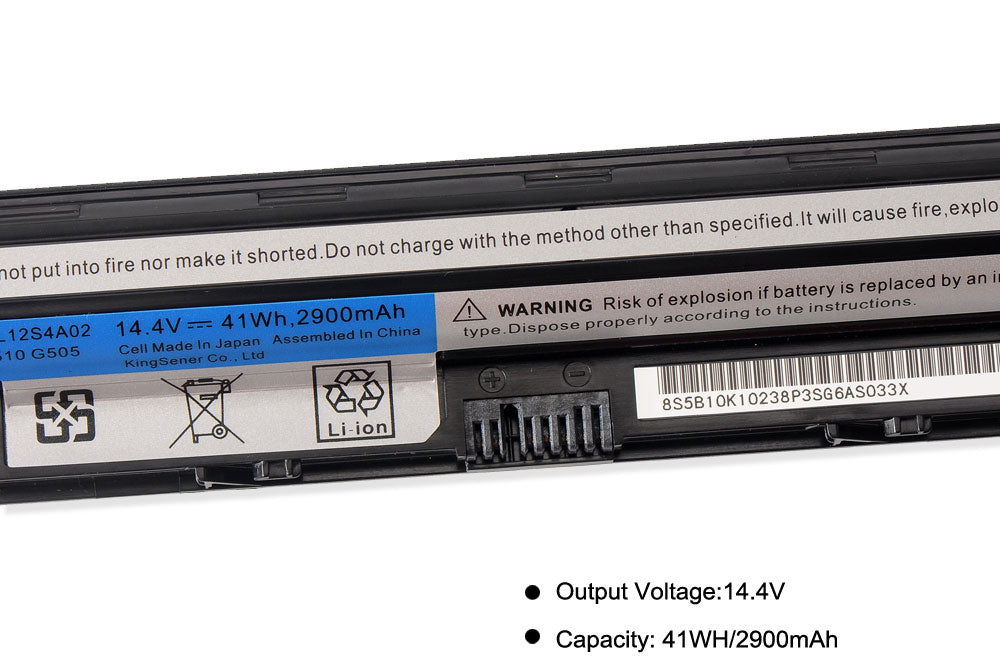 KingSener L12S4E01 L12M4E01 Battery for Lenovo G400S G410S G500 ...