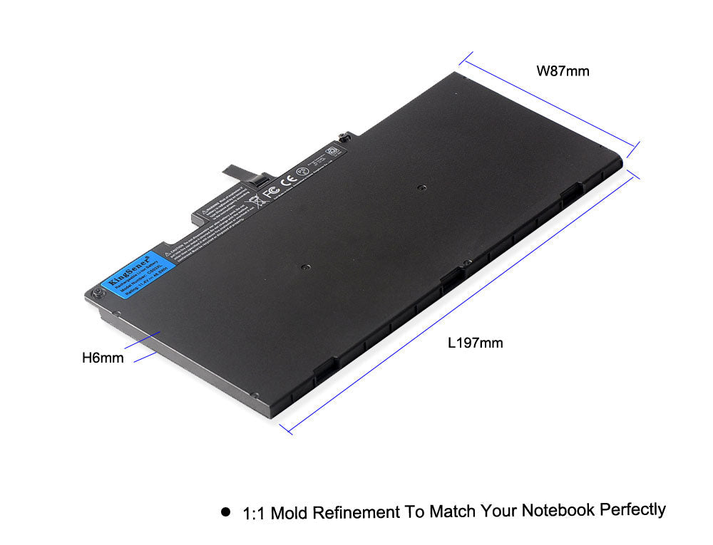 HP CS03XL Battery for EliteBook 740 745 840 G3 - BatteryMall.com