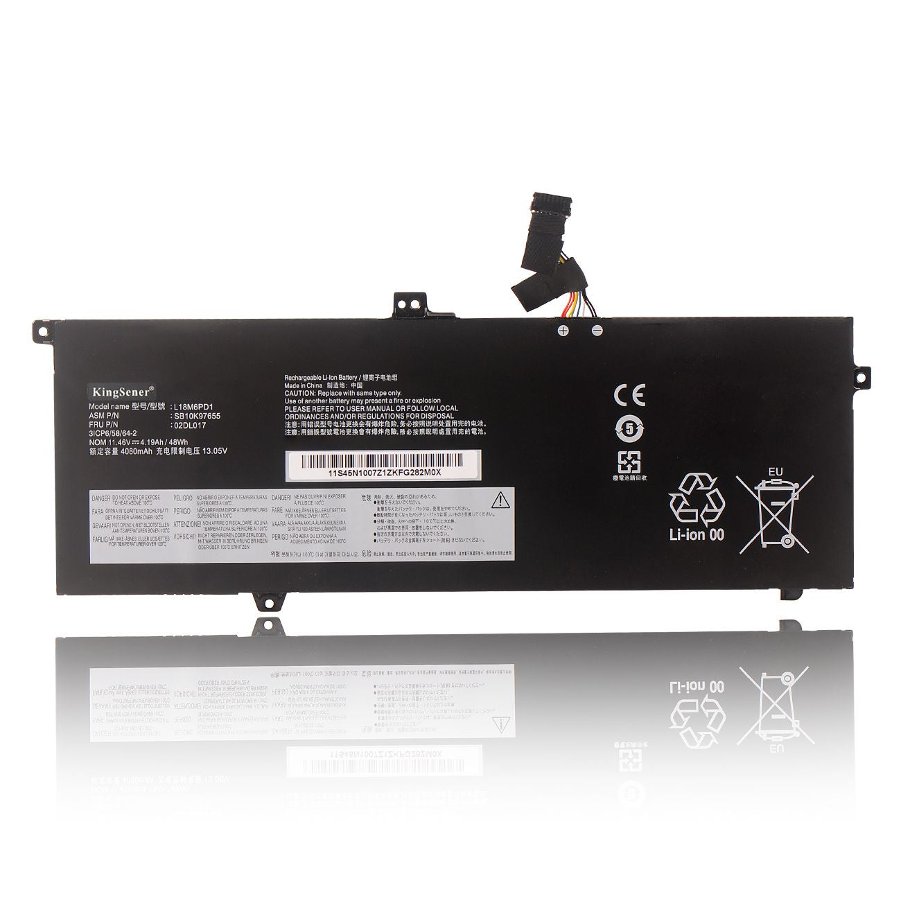 L18M6PD1 Battery For Lenovo ThinkPad X390 X395 X13 1st Gen ...