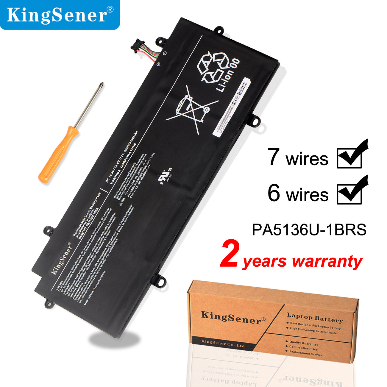 Kingsener PA5136U-1BRS Laptop Battery for Toshiba Portege Z30 series ...