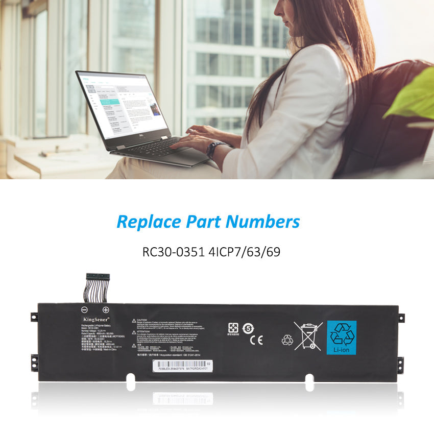 Razer Laptop Battery For Blade 15 Base 2020 2021 RZ09-0369x Notebook ...