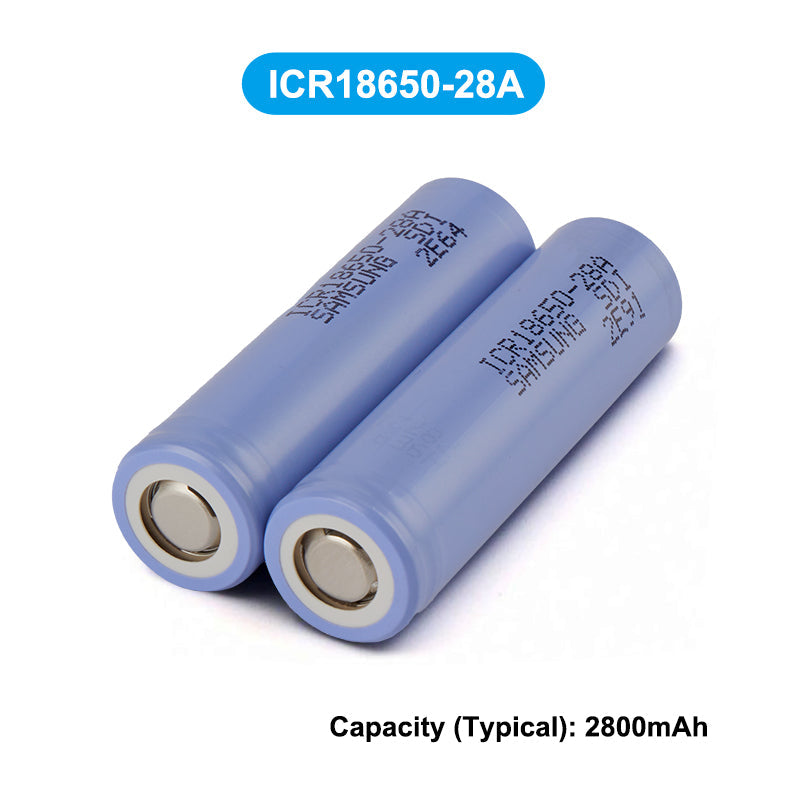 Samsung ICR18650-28A Battery 2800mAh 3.8V - High Capacity Li-ion Cell ...
